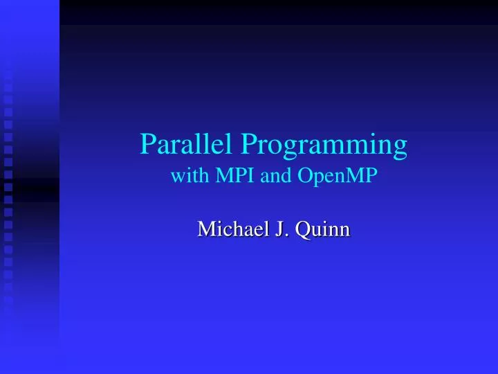 Ppt Parallel Programming With Mpi And Openmp Powerpoint Presentation Id368745