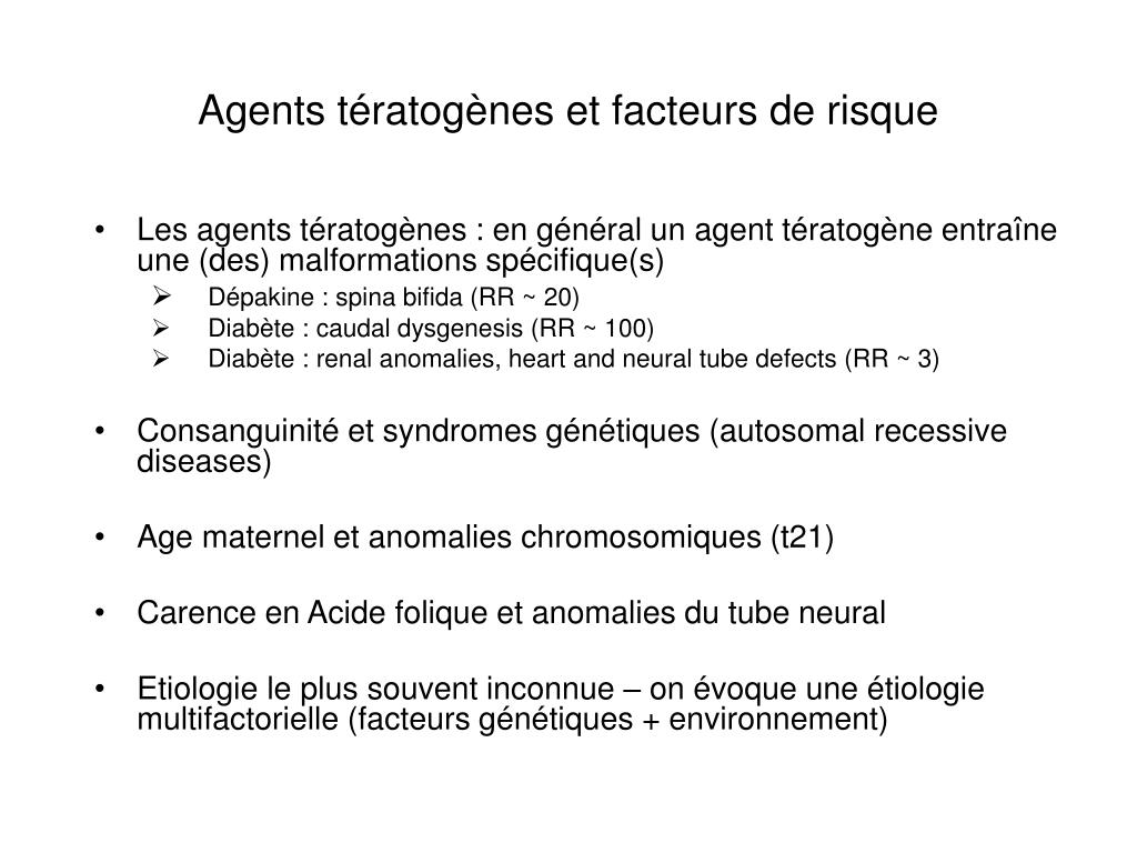 PPT - Anomalies congénitales en population générale : dépistage ...