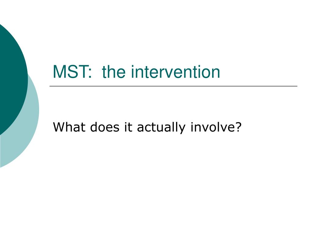 PPT - NICE guidance and Multisystemic Therapy for Young People ...