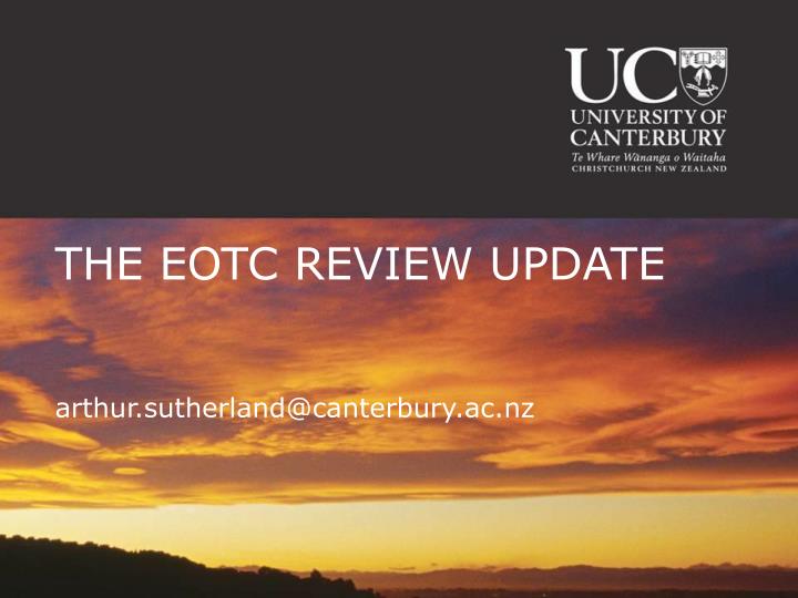 PPT - THE EOTC REVIEW UPDATE PowerPoint Presentation, free download ...