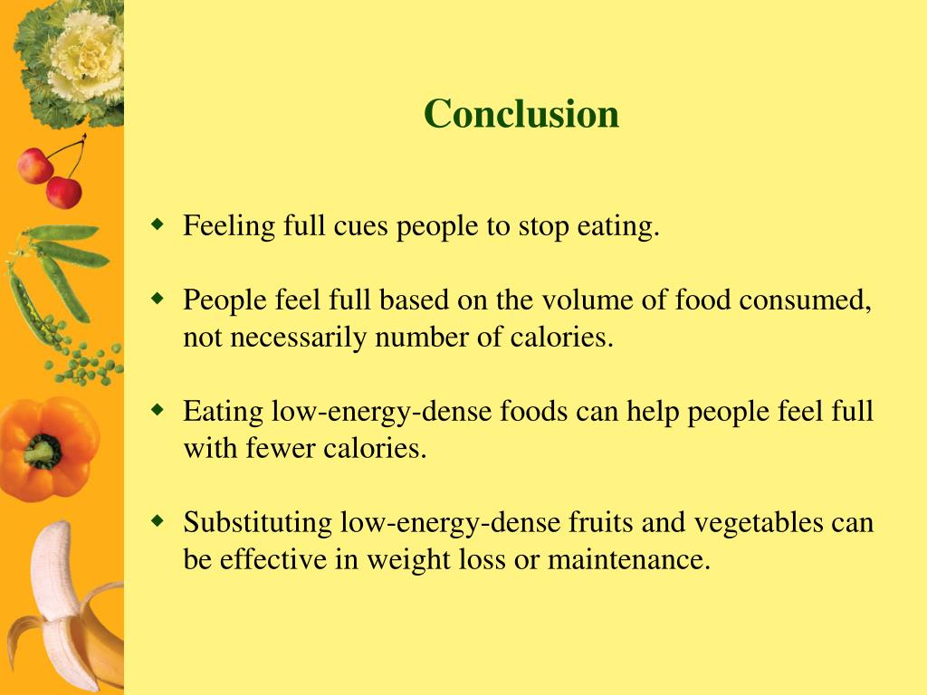 PPT - Can eating fruits and vegetables help people to manage their ...