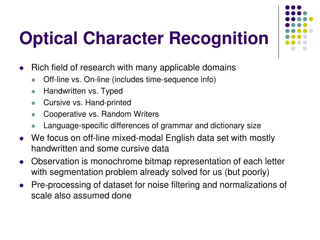 PPT - Handwritten Character Recognition using Hidden Markov Models ... PPT - Handwritten Character Recognition using Hidden Markov Models ...