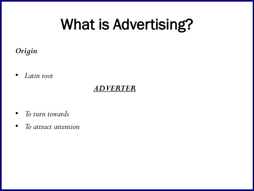 PPT - Introduction to Advertising & Sales Promotion PowerPoint Presentation - ID:370059