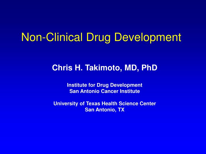 PPT - Non-Clinical Drug Development PowerPoint Presentation, free ...