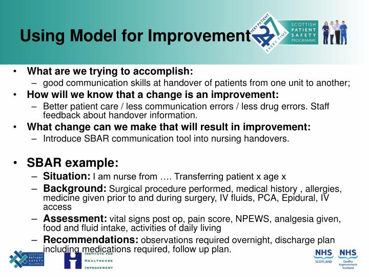 PPT - SBAR communication tool NHS Tayside PowerPoint Presentation - ID ...
