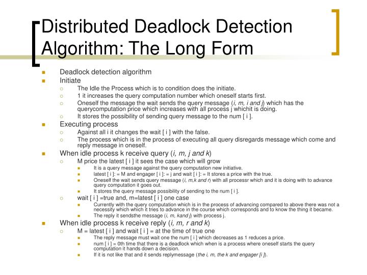 PPT - Distributed Deadlock Detection PowerPoint Presentation - ID:370958