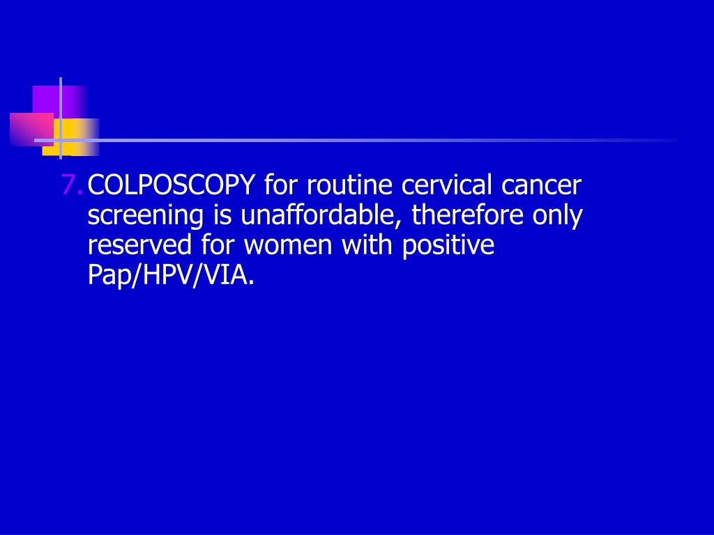 PPT - CERVICAL CANCER SCREENING AND TREATMENT STRATEGIES PowerPoint ...