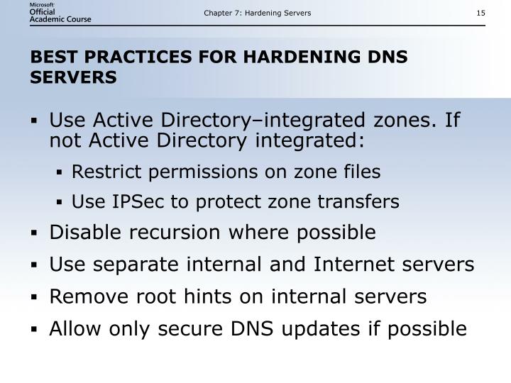 PPT - HARDENING SERVERS PowerPoint Presentation - ID:371021