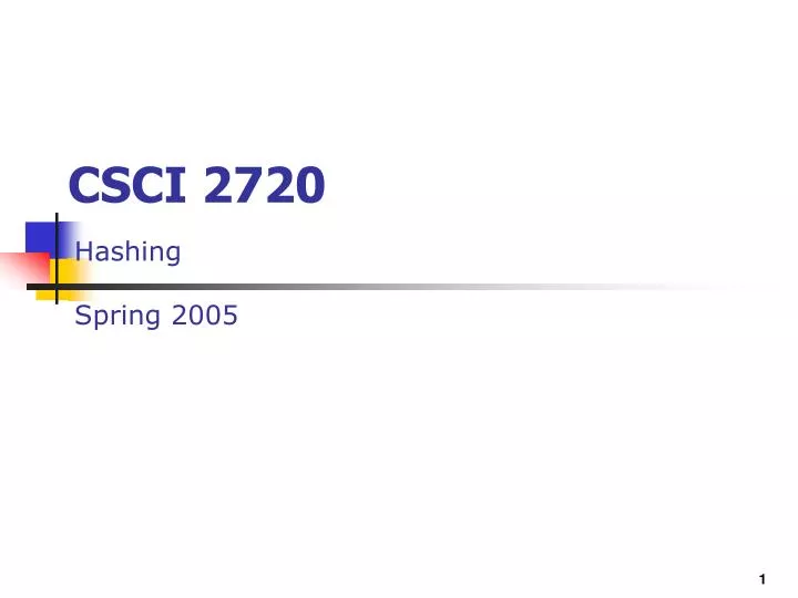 PPT - CSCI 2720 PowerPoint Presentation, free download - ID:371593