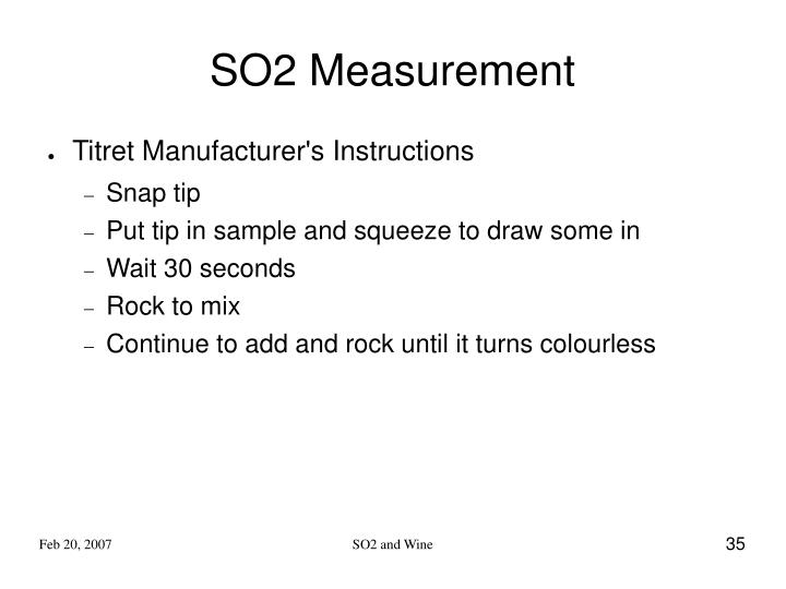 PPT - SO2 and Wine PowerPoint Presentation - ID:37167