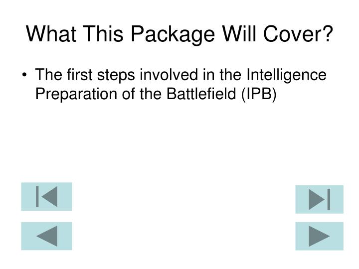 PPT - Intelligence Preparation of The Battlefield PowerPoint ...