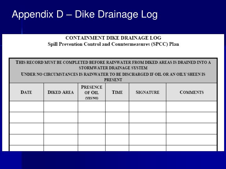 PPT - The Federal Spill Prevention, Control, & Countermeasures ...