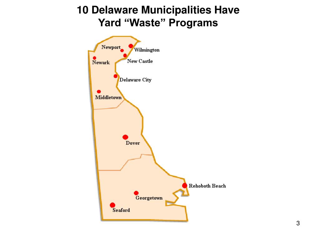 PPT - YARD “WASTE” MANAGEMENT IN DELAWARE Presented by: James D. Werner ...