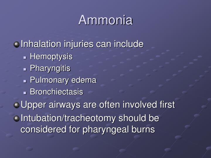 PPT - Acute Inhalation injuries PowerPoint Presentation - ID:372090