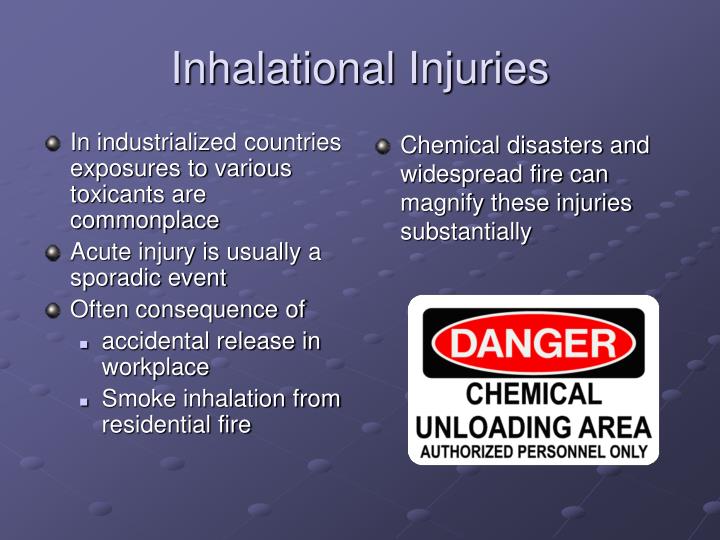 PPT - Acute Inhalation injuries PowerPoint Presentation - ID:372090