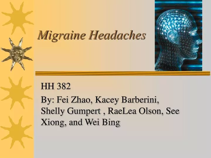 PPT - Migraine Headaches PowerPoint Presentation, free download - ID:372353
