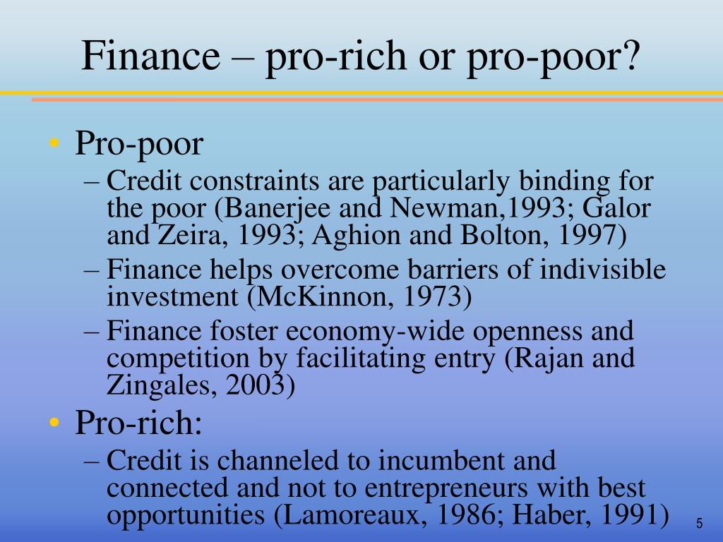 PPT - Finance, Inequality and Poverty: Cross-Country Evidence ...
