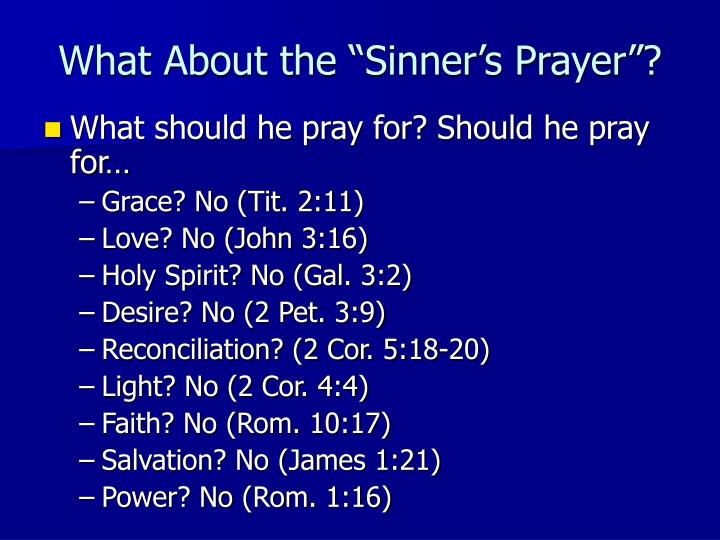 PPT - Does God Hear the Prayer of Sinners? PowerPoint Presentation - ID ...