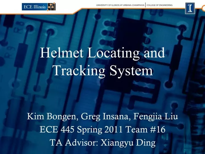 PPT - Helmet Locating and Tracking System PowerPoint Presentation, free ...