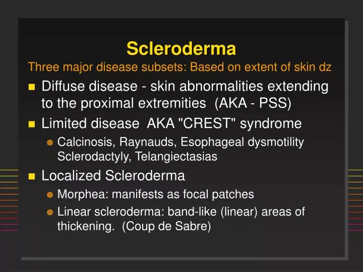 Ppt Scleroderma Powerpoint Presentation Free Download Id 373433