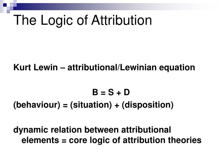 PPT - INTERPERSONAL PERCEPTION & ATTRIBUTION PowerPoint Presentation ...