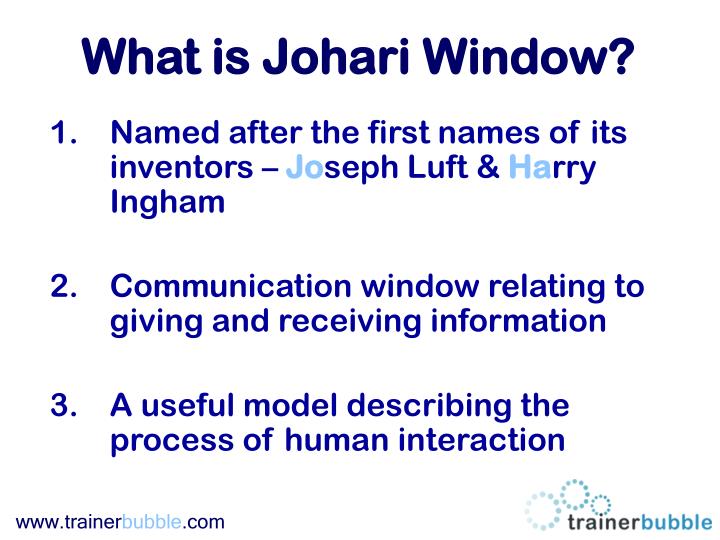 PPT - Johari Window PowerPoint Presentation - ID:374155