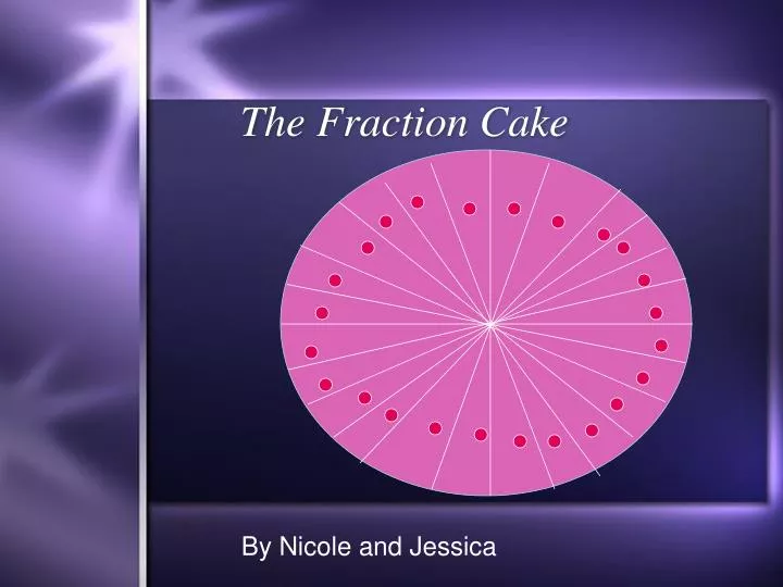 PPT - The Fraction Cake PowerPoint Presentation, free download - ID:374514