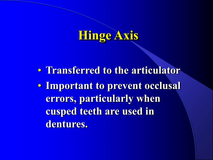 PPT - Hinge Axis Location PowerPoint Presentation - ID:375135