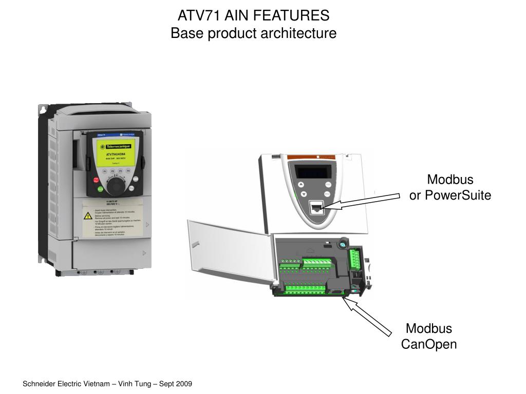 PPT - ATV71-ATV61 for DH Bach Khoa PowerPoint Presentation, free ...
