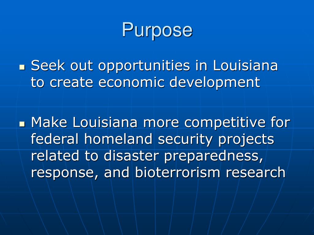 PPT - Louisiana Homeland Security & Emergency Preparedness PowerPoint ...