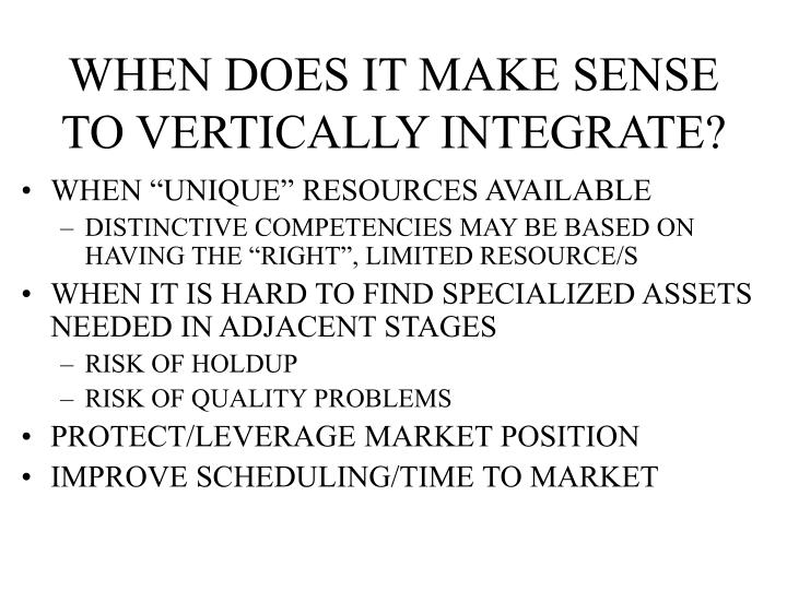 PPT - CORPORATE STRATEGY: HORIZONTAL & VERTICAL INTEGRATION, STRATEGIC ...