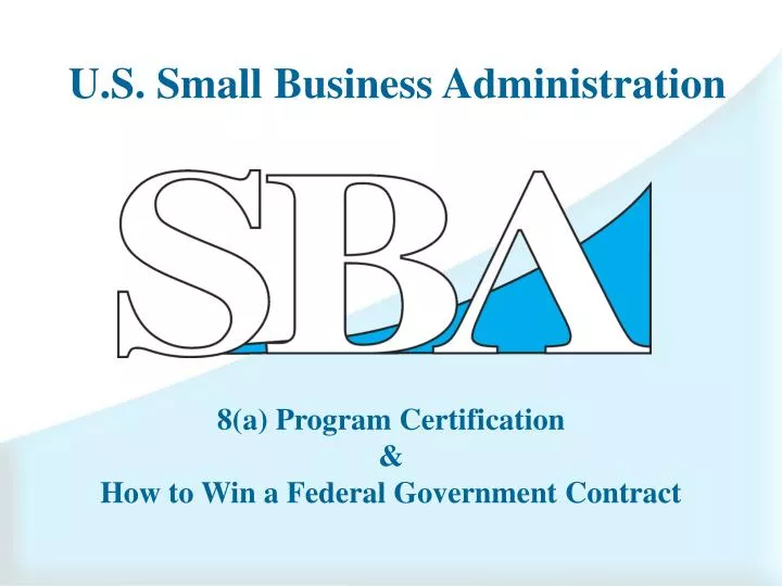 PPT - U.S. Small Business Administration PowerPoint Presentation, free ...