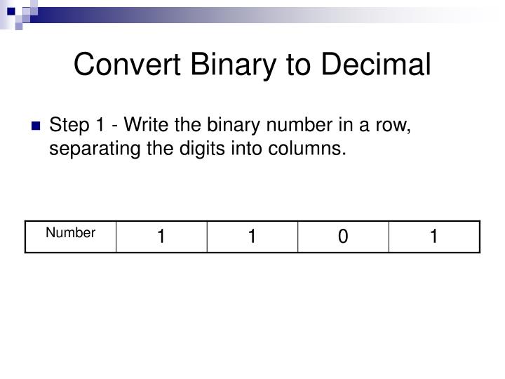 PPT - Binary Conversions PowerPoint Presentation - ID:376444