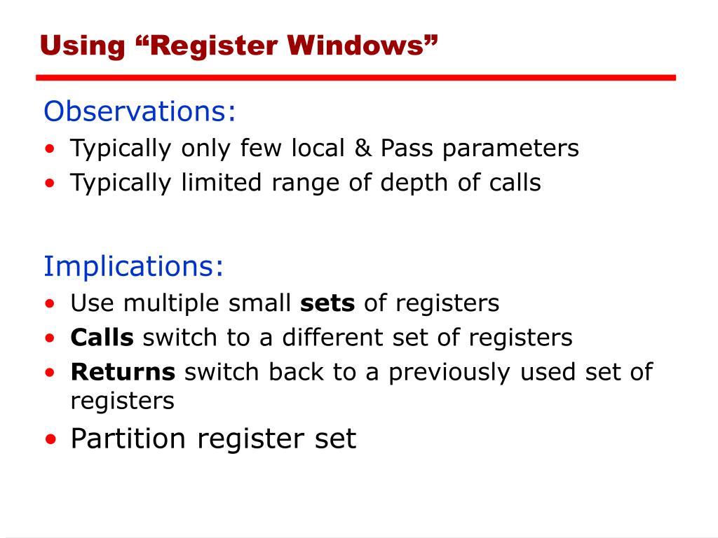 PPT - Chapter 13 Reduced Instruction Set Computers (RISC) PowerPoint ...