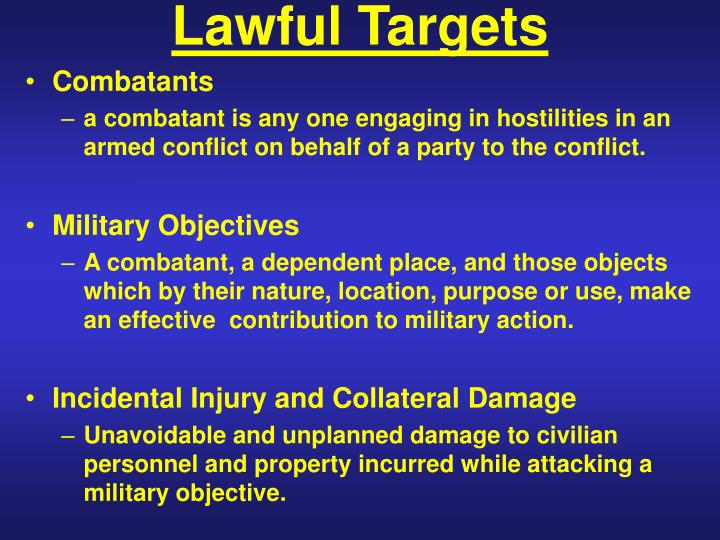 PPT - Law of Land Warfare PowerPoint Presentation - ID:376790
