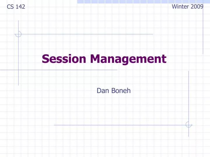 PPT - Session Management PowerPoint Presentation, free download - ID:377142