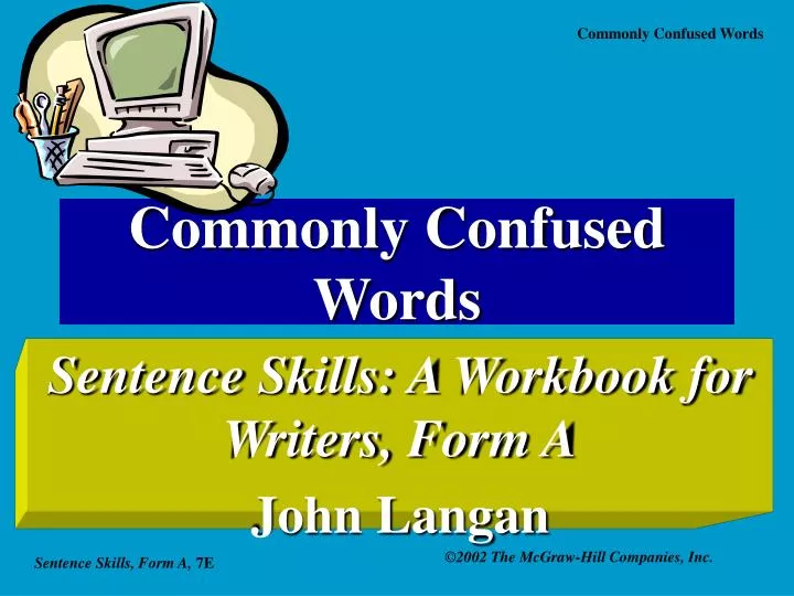 PPT - Commonly Confused Words PowerPoint Presentation, free download ...