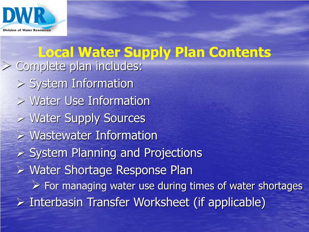 PPT - WATER SUPPLY IN SUSTAINABLE SANDHILLS REGION PowerPoint ...