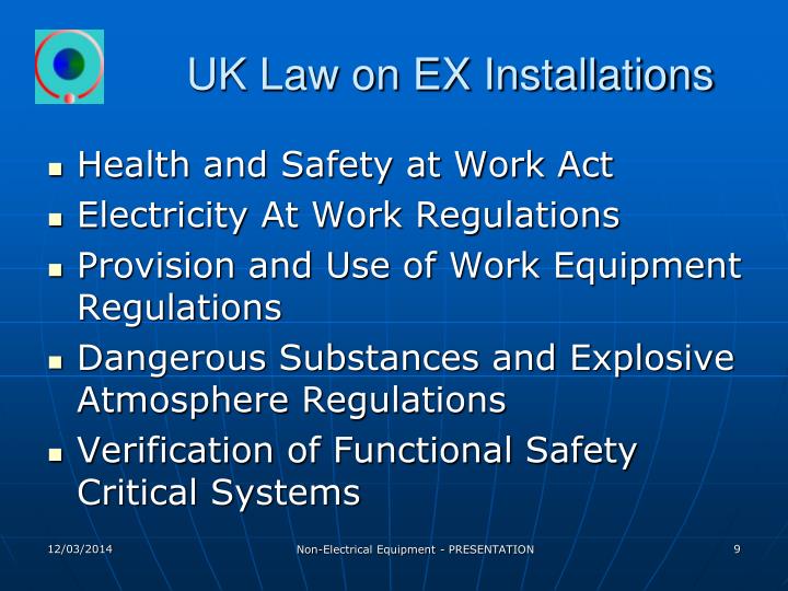 PPT - NON-ELECTRICAL EQUIPMENT AND THE ATEX DIRECTIVE? PowerPoint ...