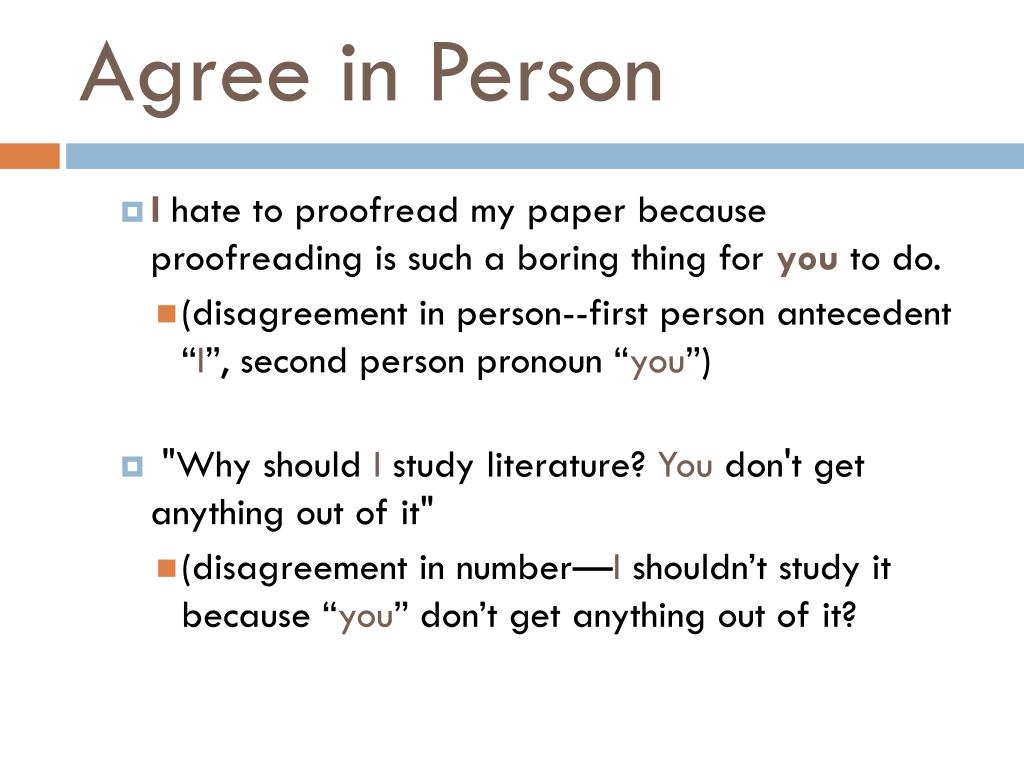 PPT - PRONOUNS & PRONOUN-ANTECEDENT AGREEMENT PowerPoint Presentation ...