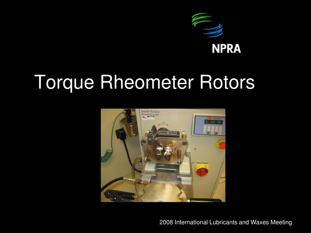 PPT - NPRA International Lubricants and Waxes Meeting PowerPoint ...