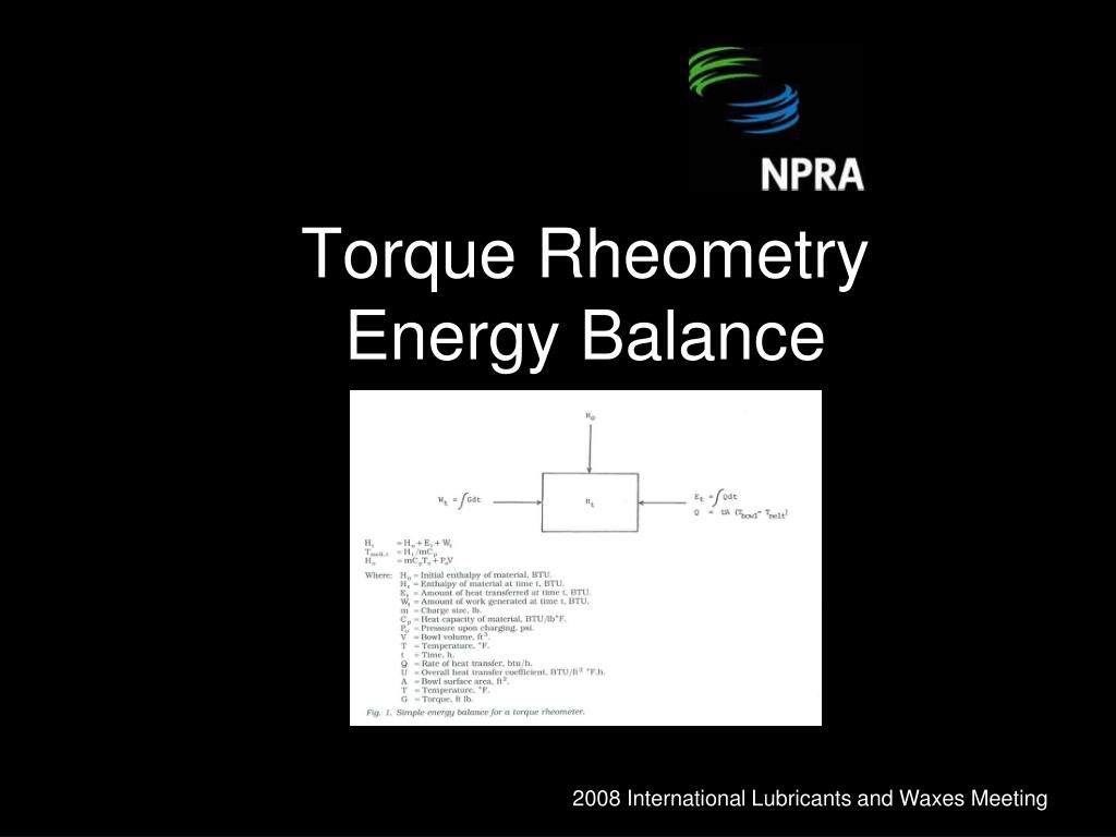 PPT - NPRA International Lubricants and Waxes Meeting PowerPoint ...