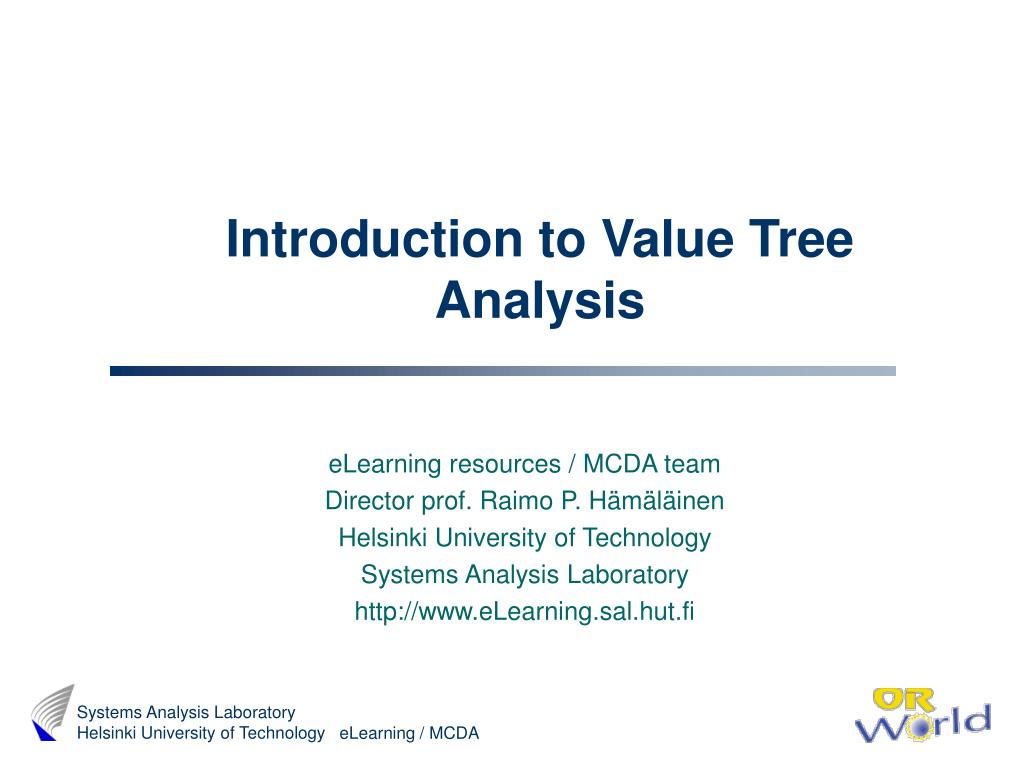 PPT Introduction To Value Tree Analysis PowerPoint Presentation Free PPT Introduction To Value Tree Analysis PowerPoint Presentation Free
