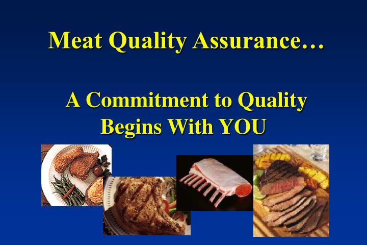 PPT - Youth Meat Quality Assurance… Pennsylvania’s Commitment to ...
