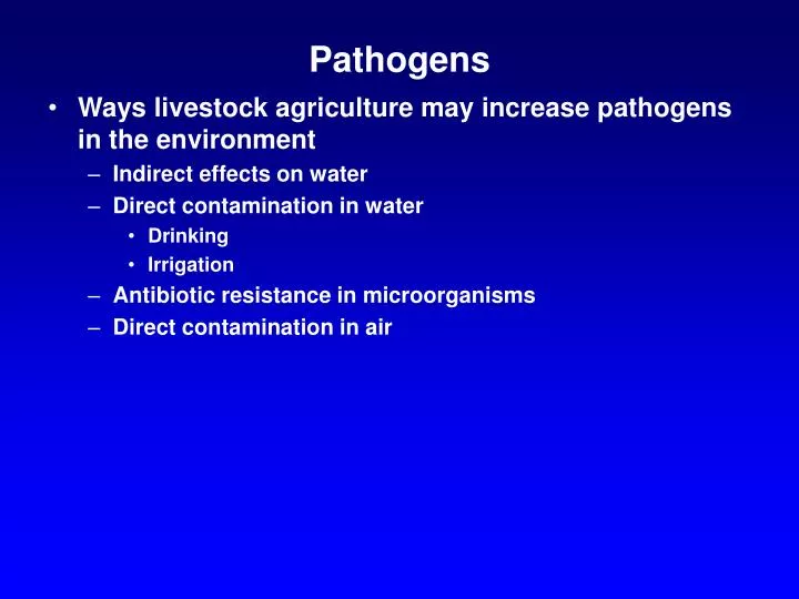 PPT - Pathogens PowerPoint Presentation, free download - ID:379270