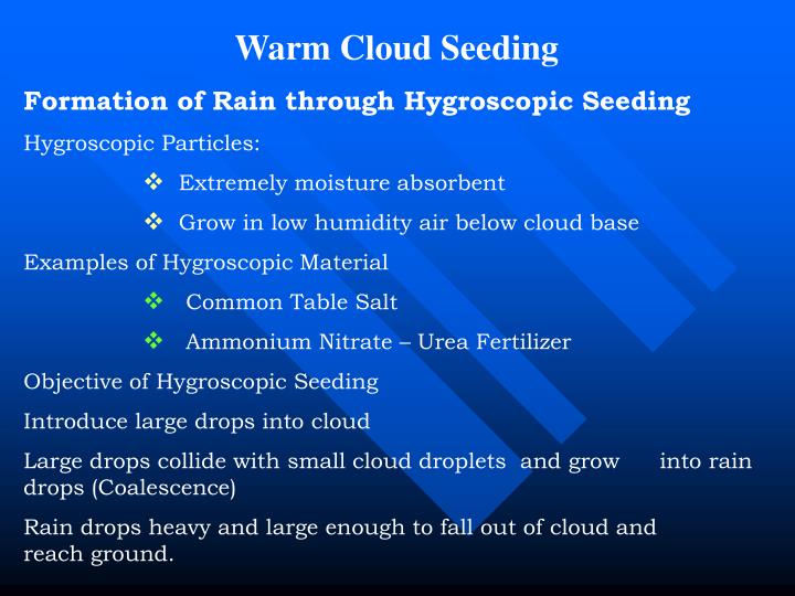 PPT - The Science of Cloud Seeding PowerPoint Presentation - ID:379289