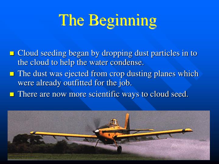 PPT - The Science of Cloud Seeding PowerPoint Presentation - ID:379289