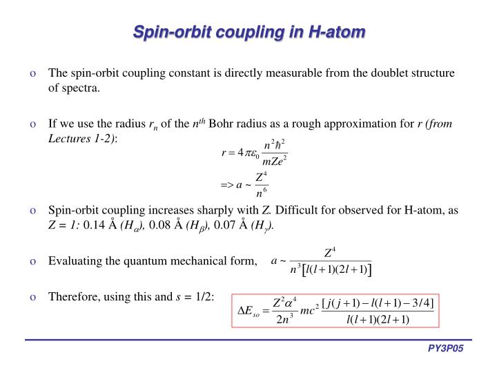 PPT - Lectures 7-8: Fine and hyperfine structure of hydrogen PowerPoint ...