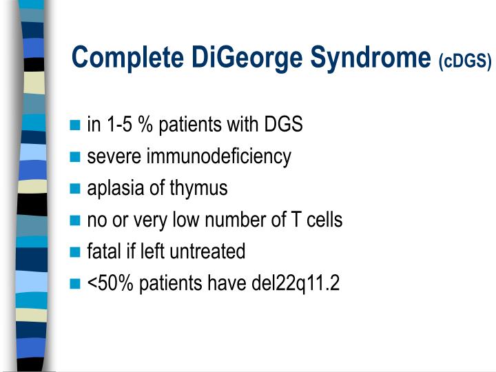 PPT - Treatment of a Patient with Complete diGeorge/CHARGE Syndrome ...