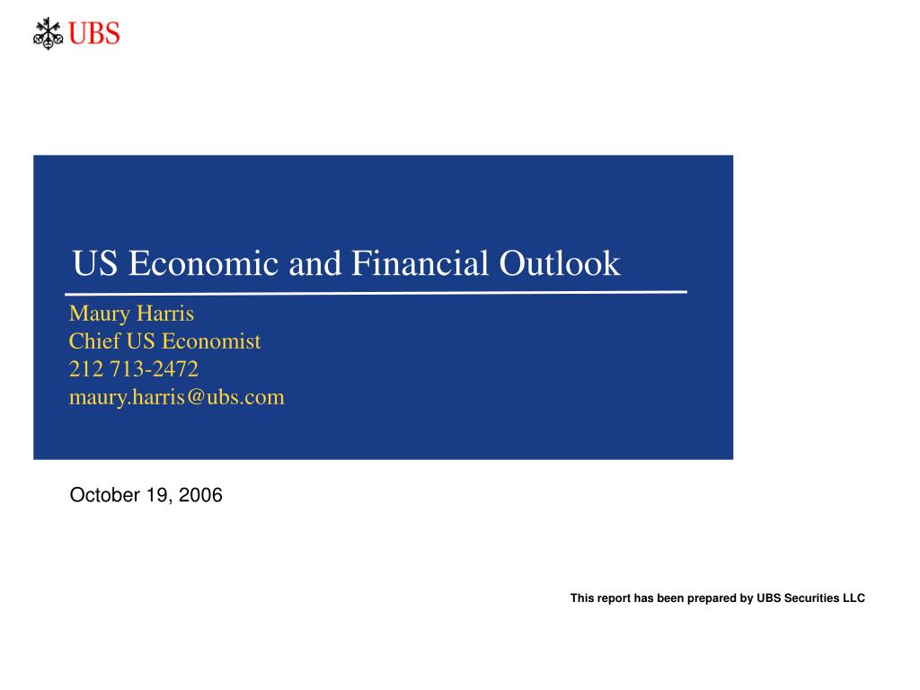 PPT - US Economic and Financial Outlook PowerPoint Presentation, free ...